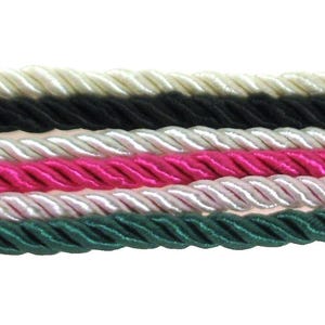 5mm Round Twisted Nylon Cord, Semi-soft Cord, Twisted Designer Cord ...