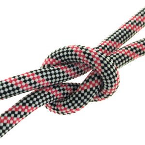 10mm Rope Cord, Chess Pattern in Fuchsia Black and White Cord, Braided ...