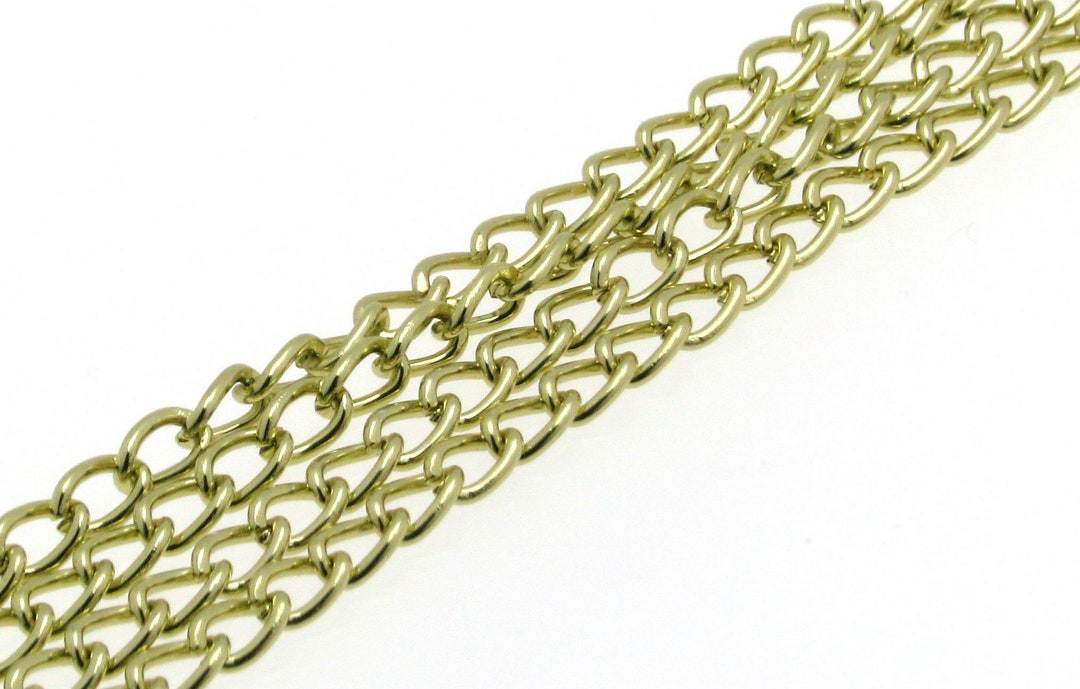 Aluminum Twisted Chains Curb Chains, Green Color, Anodized Aluminum ...