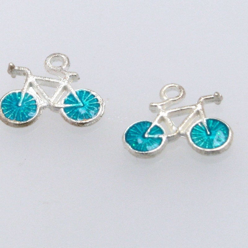 Bicycle Charm - Etsy