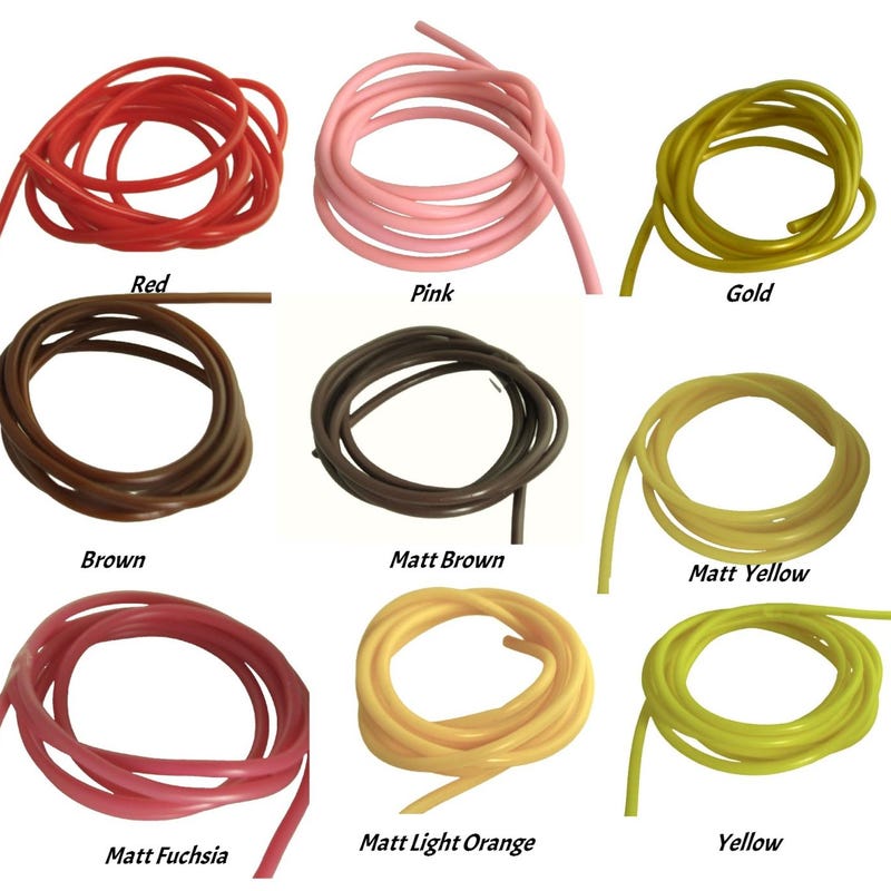 Hollow Rubber Tube Cord - Etsy UK