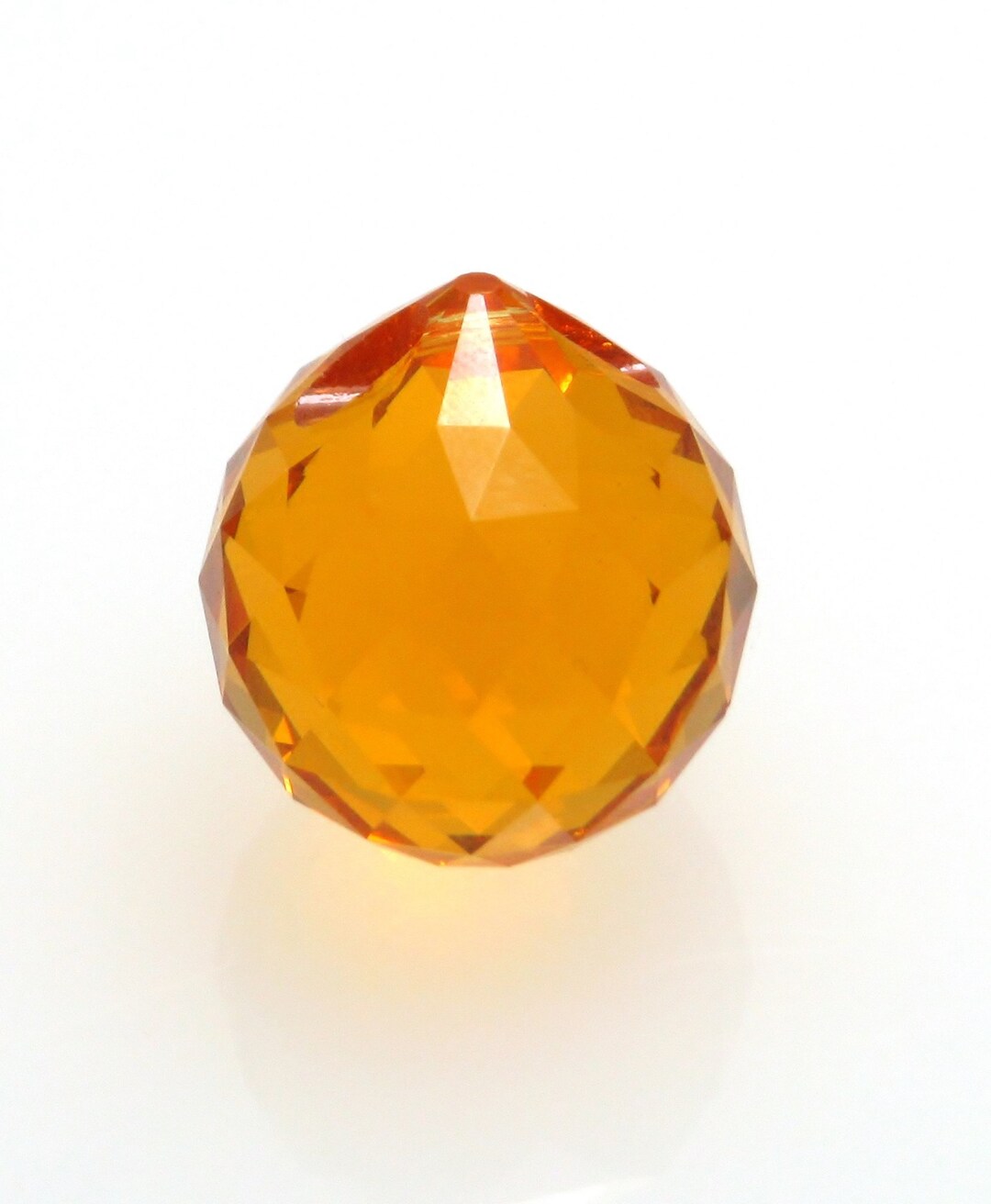 1 Swarovski Strass 20mm Sphere Top Hole Topaz Pendant Prism, Article ...