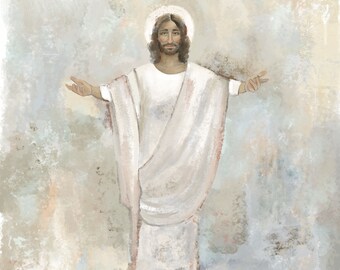 Easter Lamb of God Art Print / LDS Jesus Christ Christian | Etsy