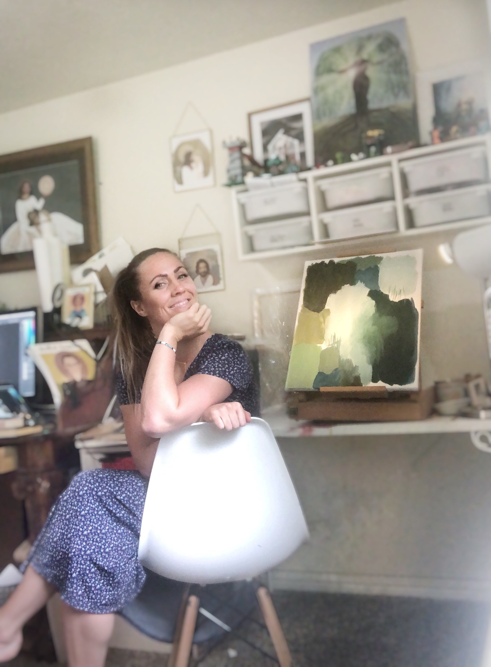 Abstract Jesus Modern Art Print / Religious Expressionism / - Etsy