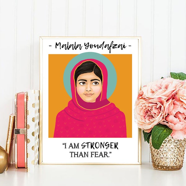 Malala Yousafzai - Etsy