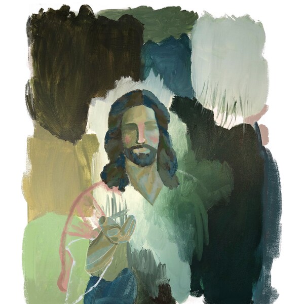 Jesus Christ Modern Art - Etsy