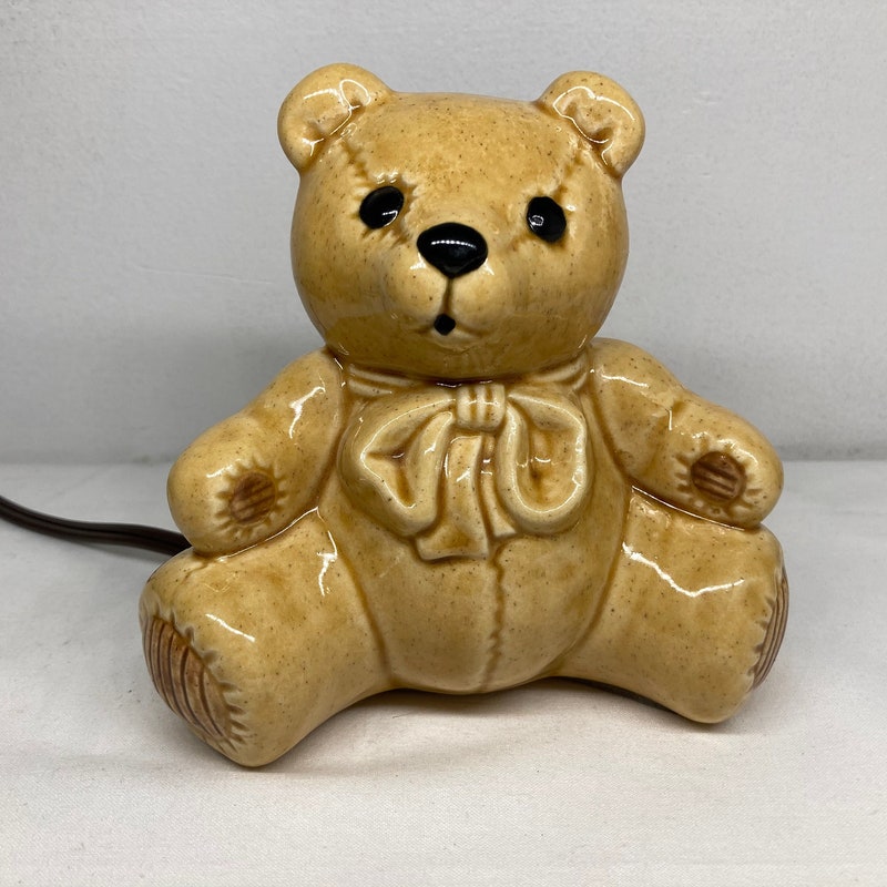 Teddy Bear Lamp - Etsy