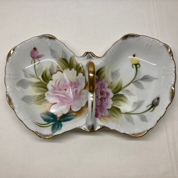 Nappy Handled Dish Porcelain - Etsy