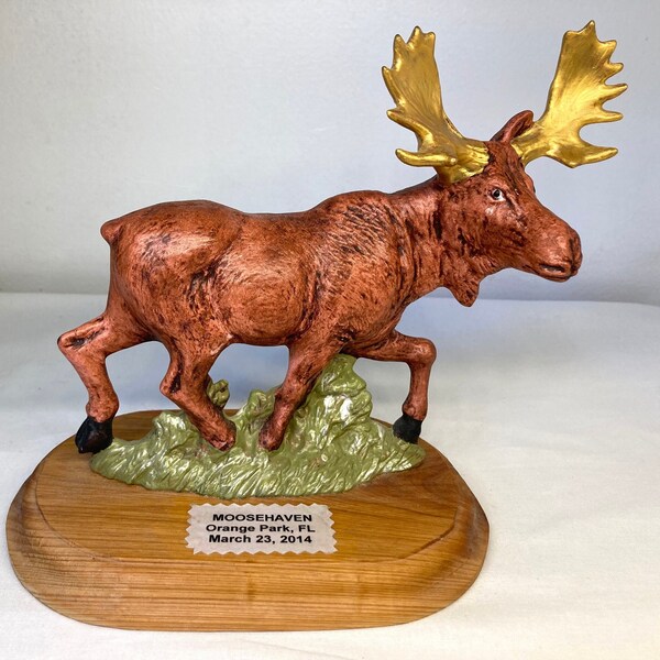 Moose Figurine - Etsy