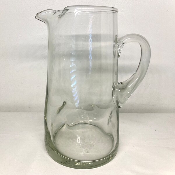 Clear Glass Pitcher - Etsy