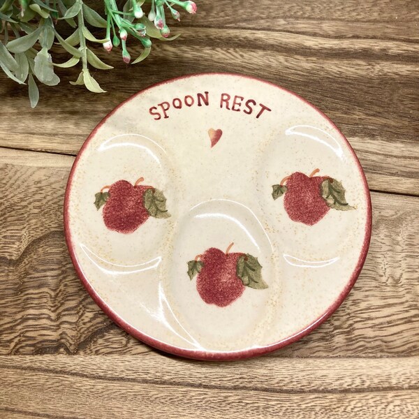Apple Spoon Rest - Etsy