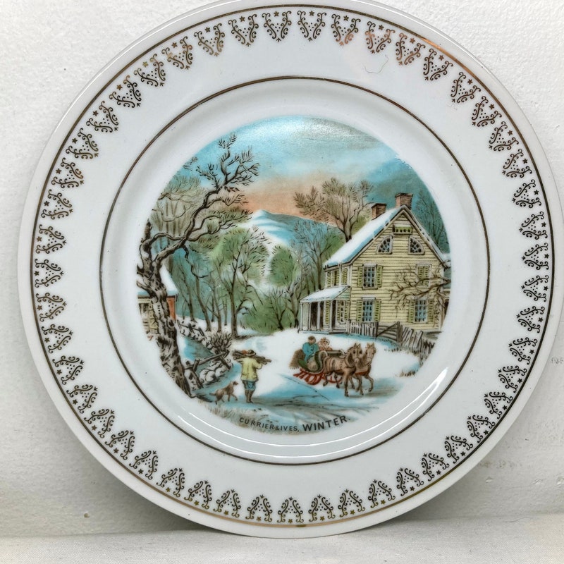 Four Seasons Plate - Etsy