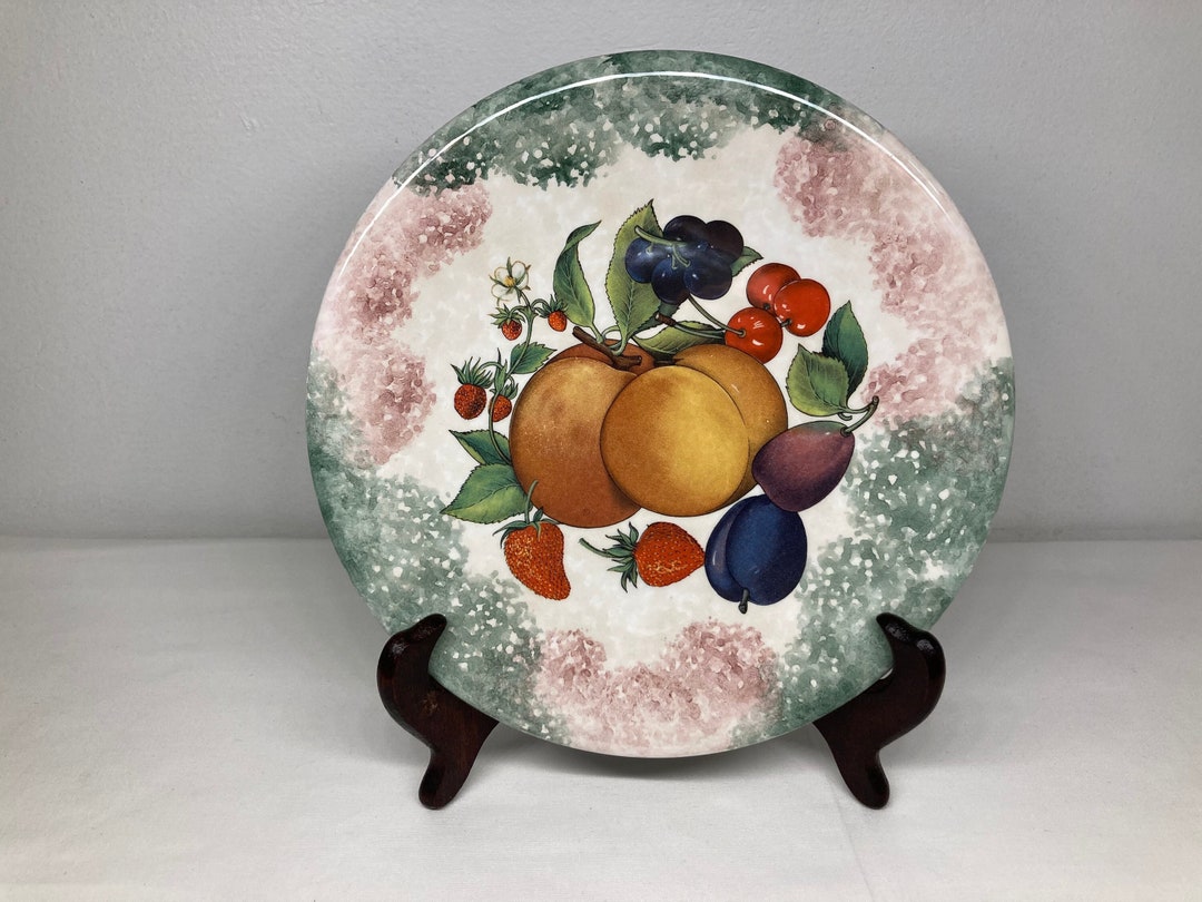Vintage Italian Ceramica Due Torri Painted Fruit Plate 8 - Etsy
