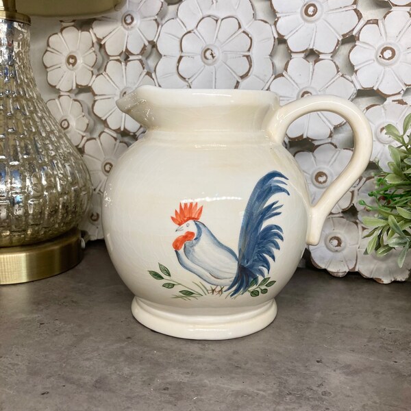 Rooster Pitcher - Etsy