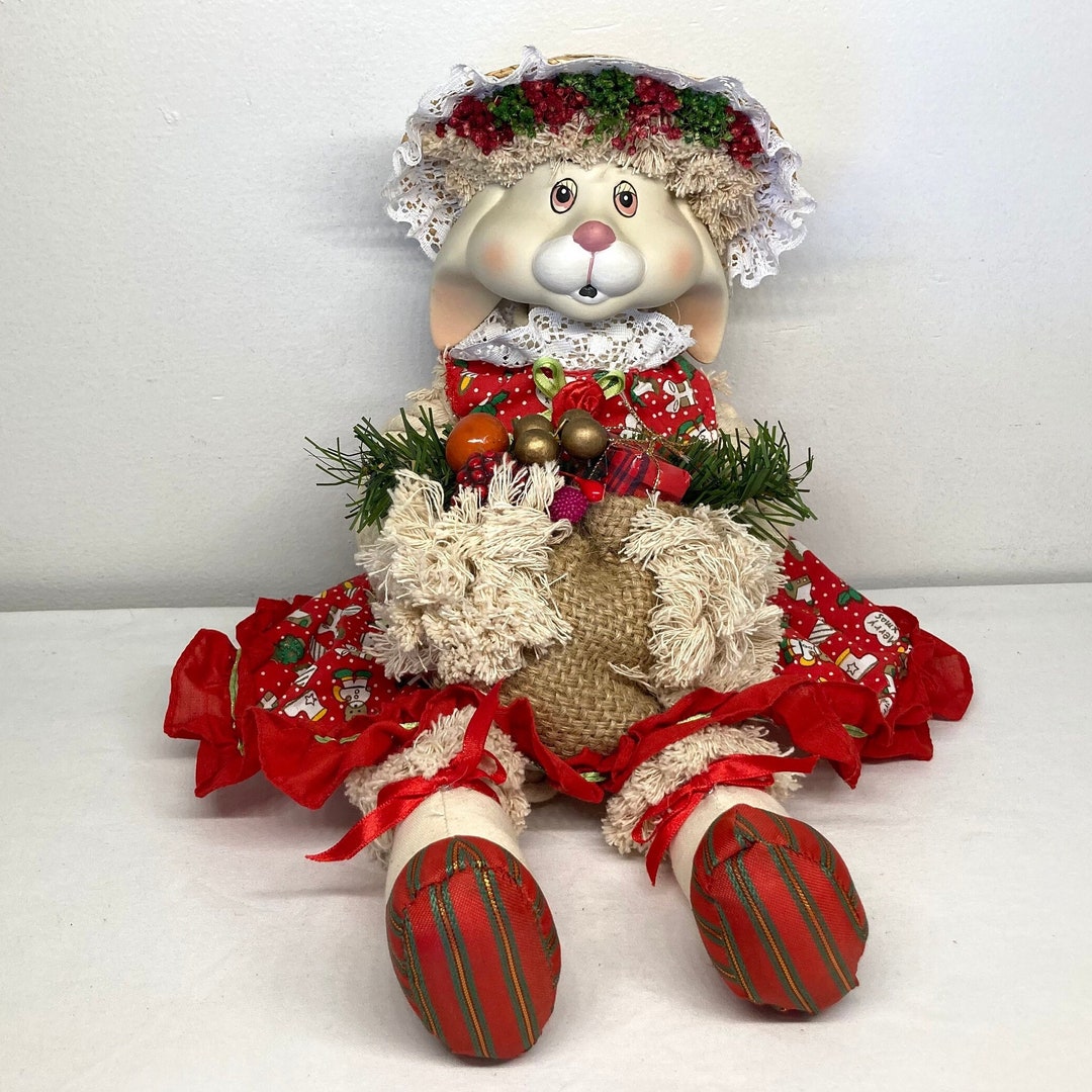 House of Lloyd Flossie Bunny Christmas Around the World Collectible Rag ...