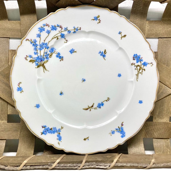 Forget Me Not Plate - Etsy