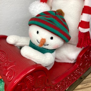 Hallmark Twinkling Sleigh Ride Snowmen 2016 Sound Light Motion Jingle ...