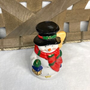 Vintage Hinged Snowman Trinket Box 5 - Etsy