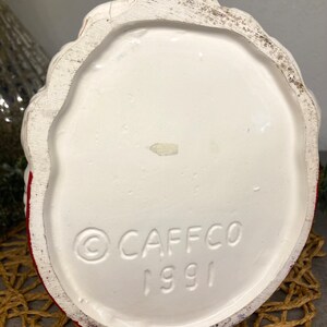 Vintage Caffco Santa Head Planter - Etsy