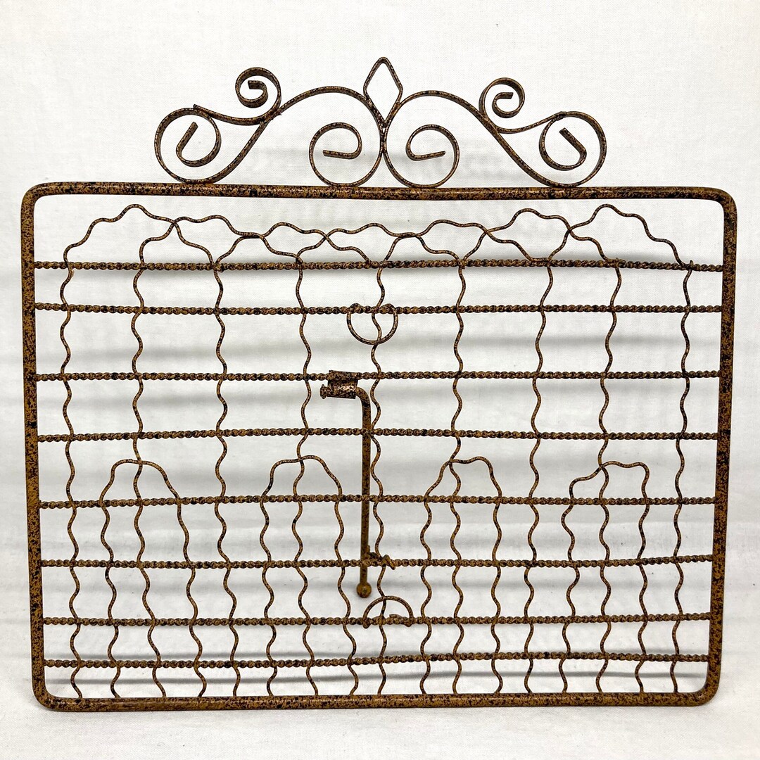 Vintage Rustic Metal Gate Picture Holder - Etsy