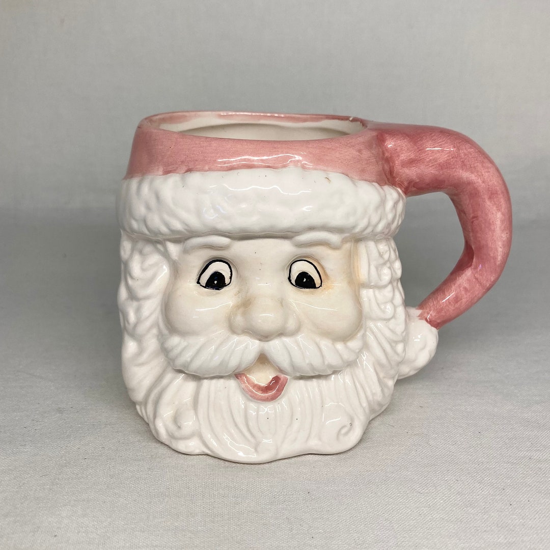 Vintage Santa Face Mug - Etsy