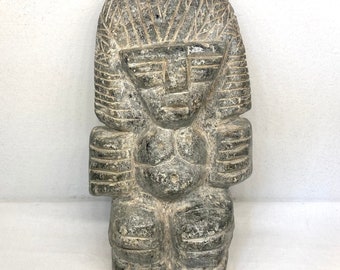 History Aztec Maya Kukulkan Framed Stone Sculpture Statue 12 Tall Www.neo-mfg.com - Etsy