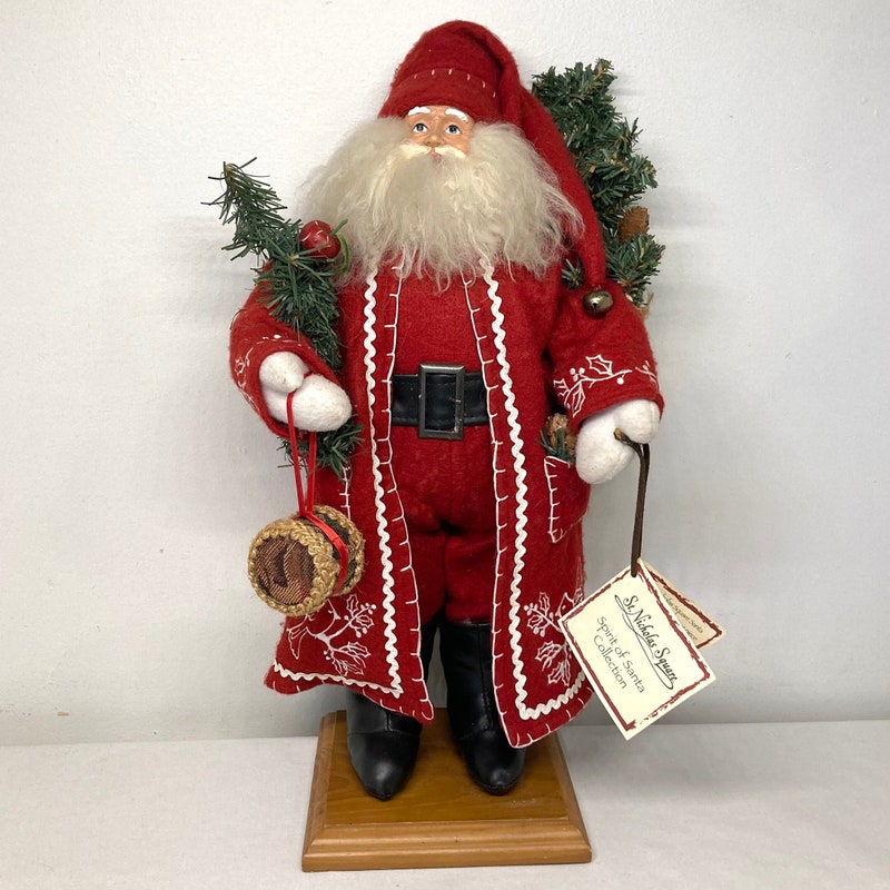 Folk Art Santa - Etsy