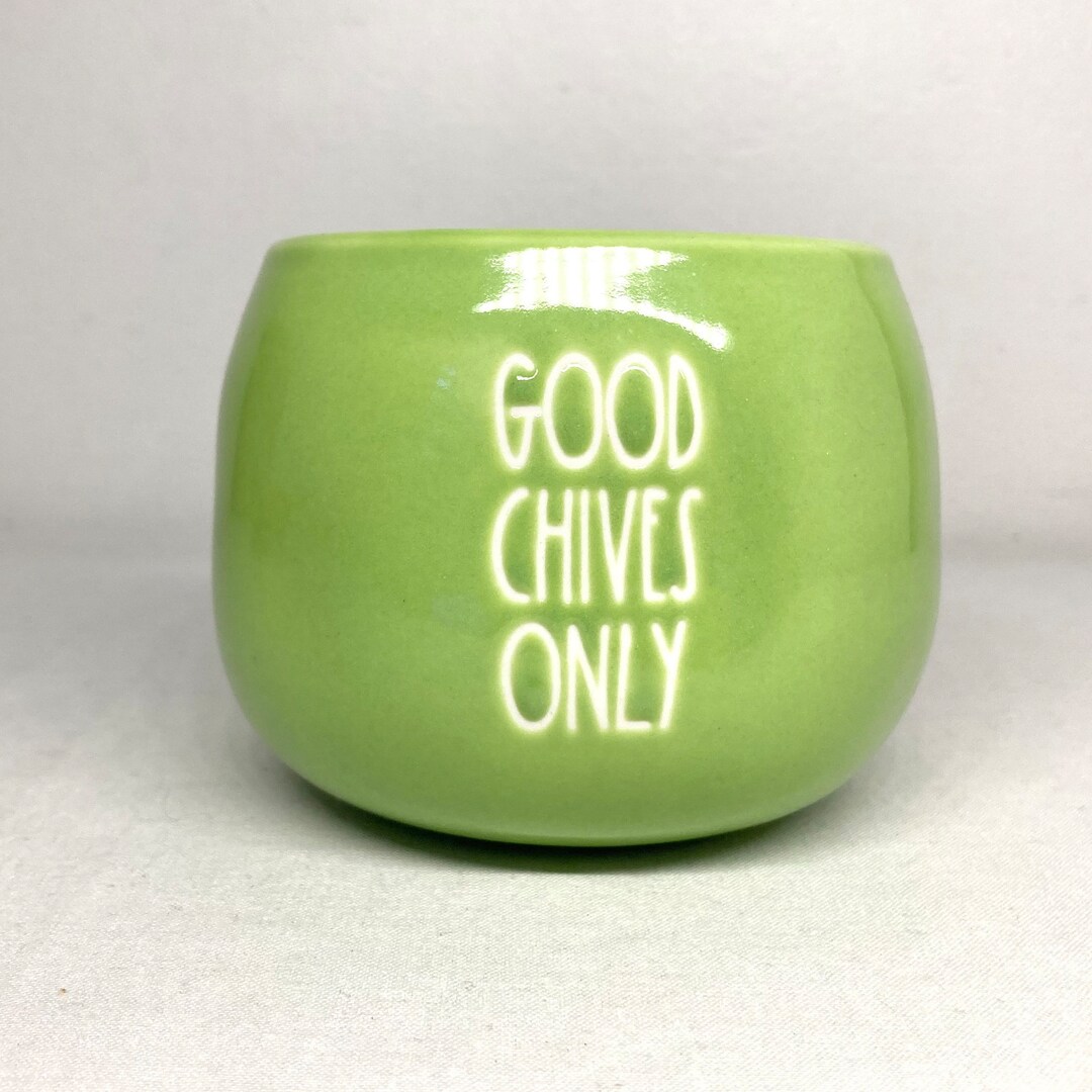 Rae Dunn Green Good Chives Only Dish - Etsy