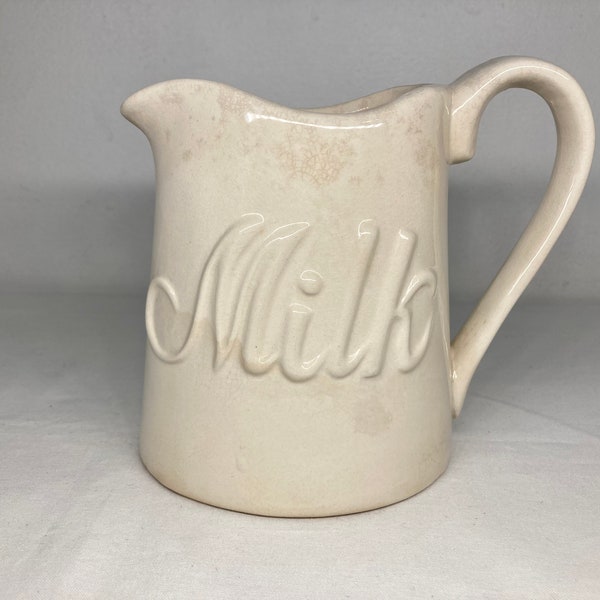 Antique Milk Pitcher - Etsy