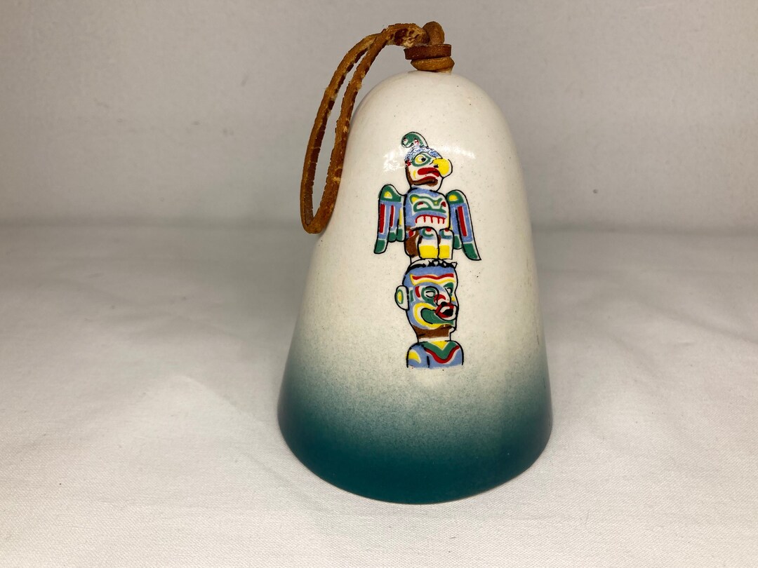 Vintage Native American Cermaic Bell - Etsy