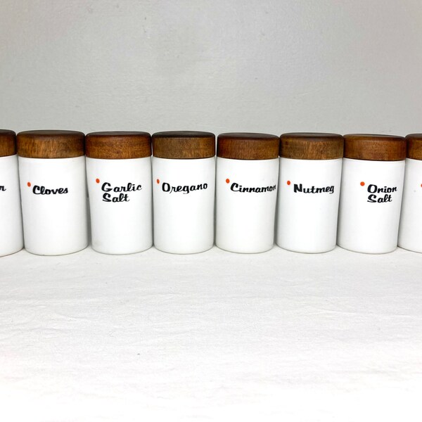 Vintage Spice Jars - Etsy