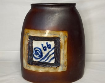 Tenmoku Pottery Vase Tree Branch Forest / Malaysia Handicraft - Etsy