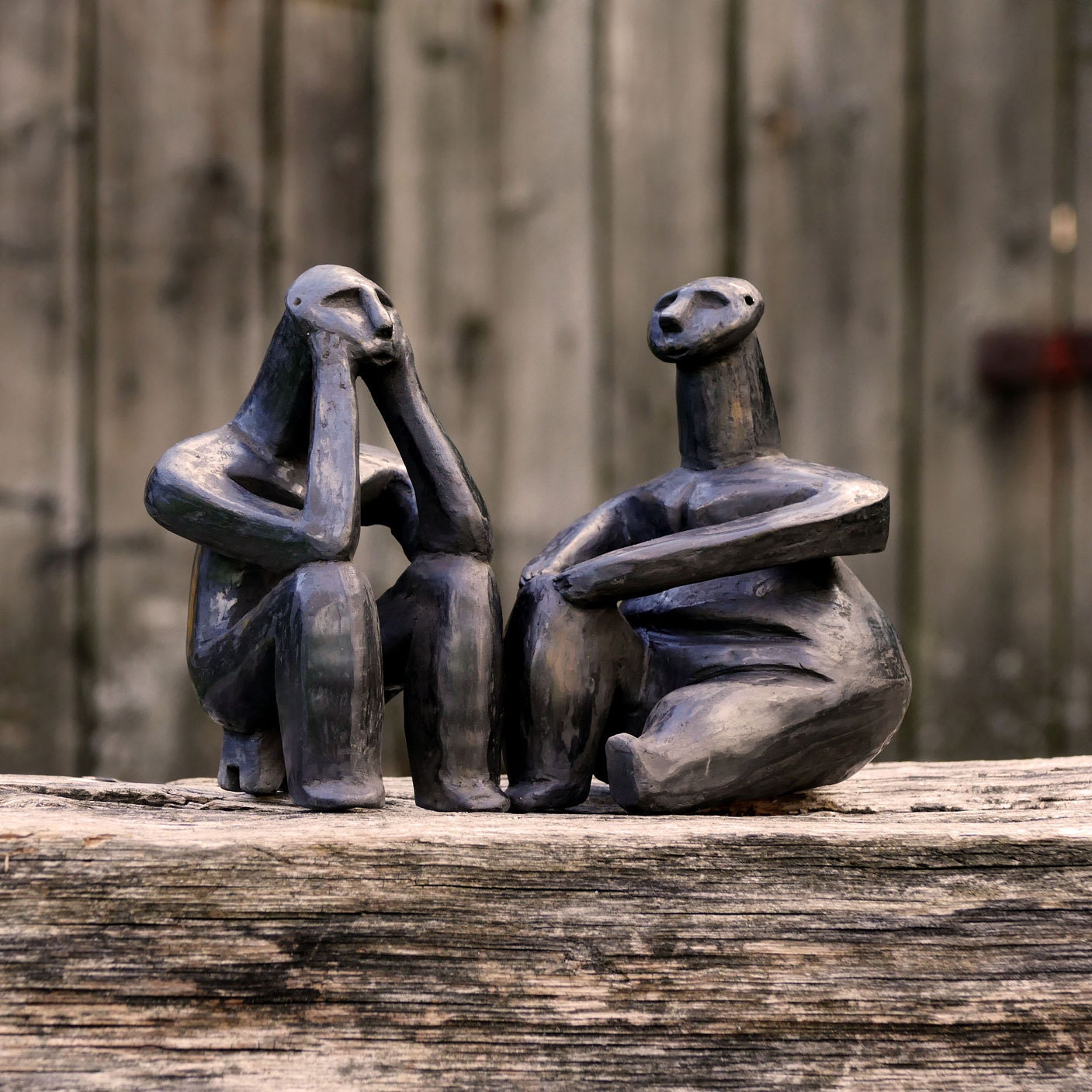 Thinkers of Hamangia ancient couple - Etsy België