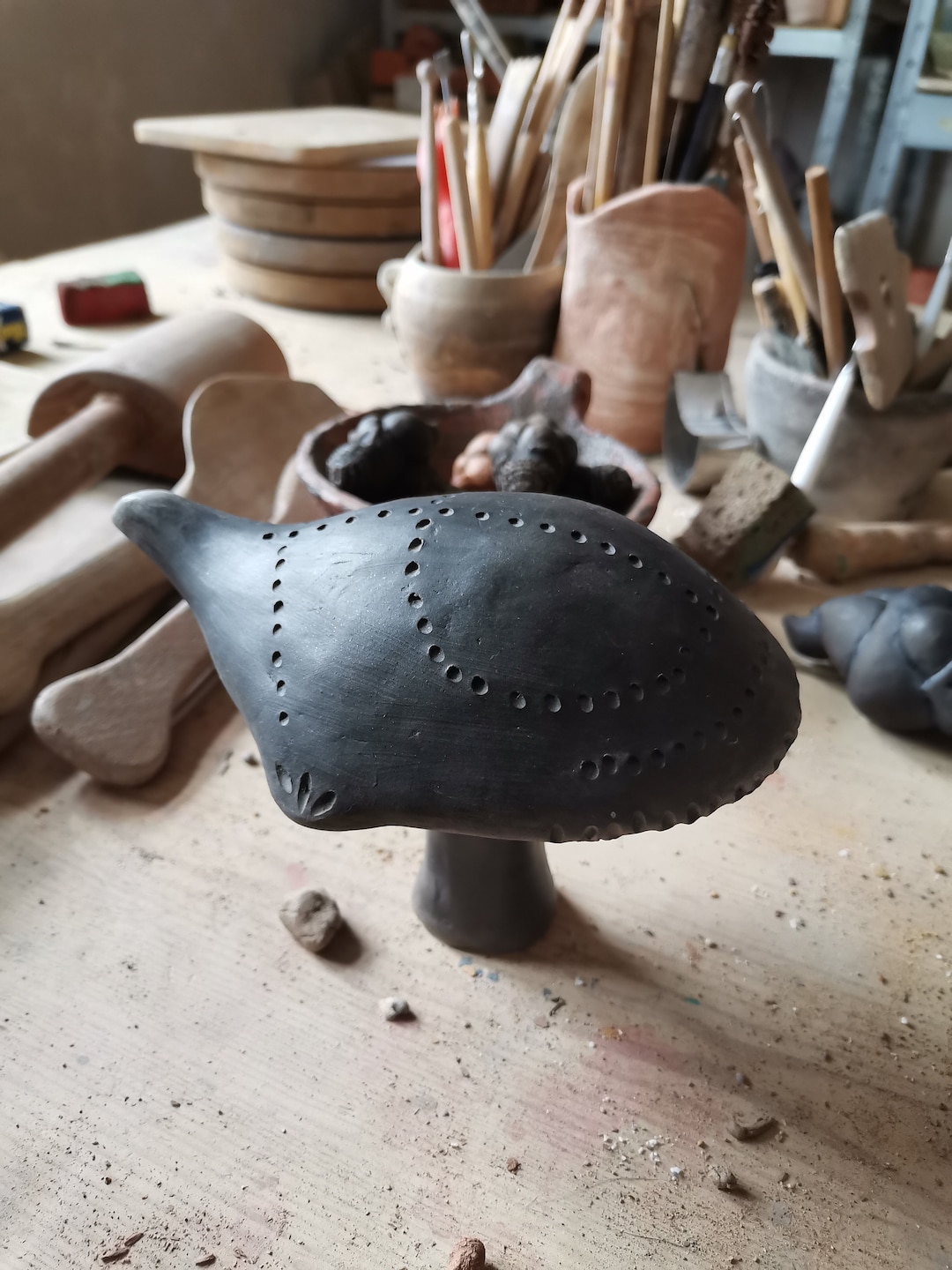 Ceramic Bird Magic Rattle Shamanic Instrument Ancient Replica ...