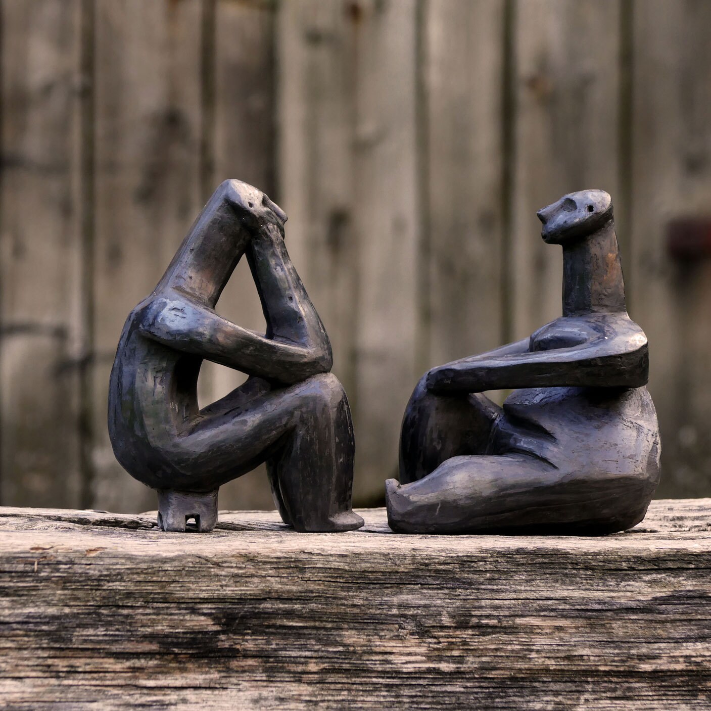 Thinkers of Hamangia, Natural Ceramik Sculptures of Anciet Couple - Etsy