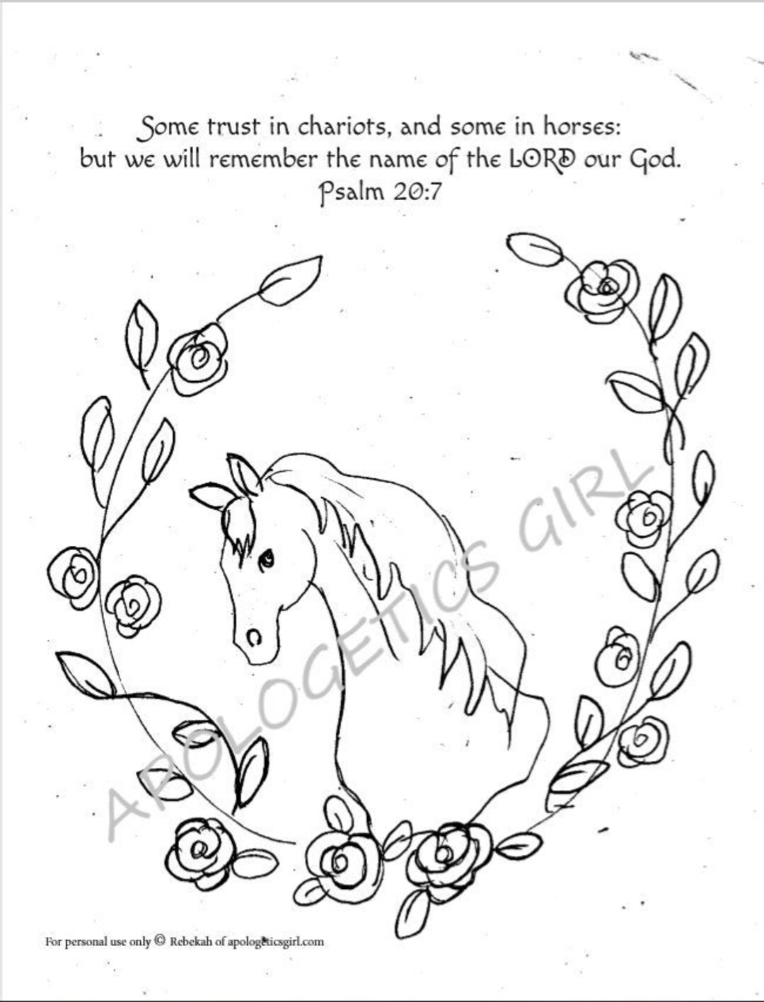 Bible Coloring Pages With Rebekah