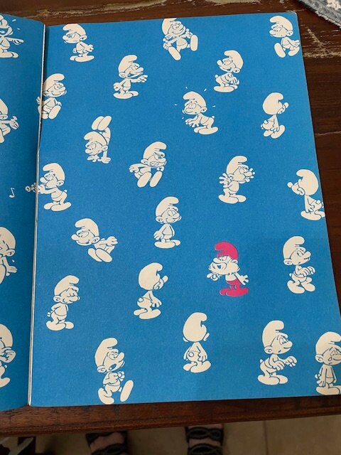 Vintage the Smurfs and the Howlibird Soft Cover Book by Peyo ...