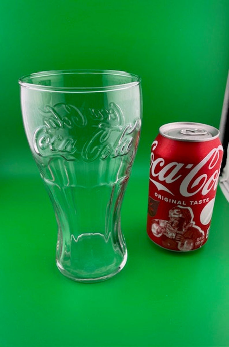 Vintage Clear Coca Cola Glass - Coke Drinking Glass - Etsy