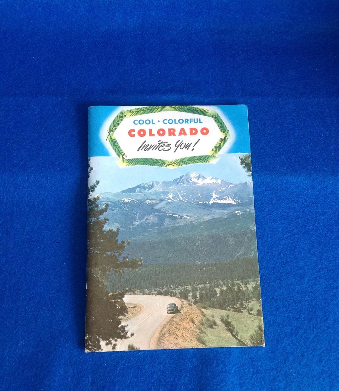 Vintage 1950's Colorado Tourist Pamphlet - Cool Colorful Colorado ...