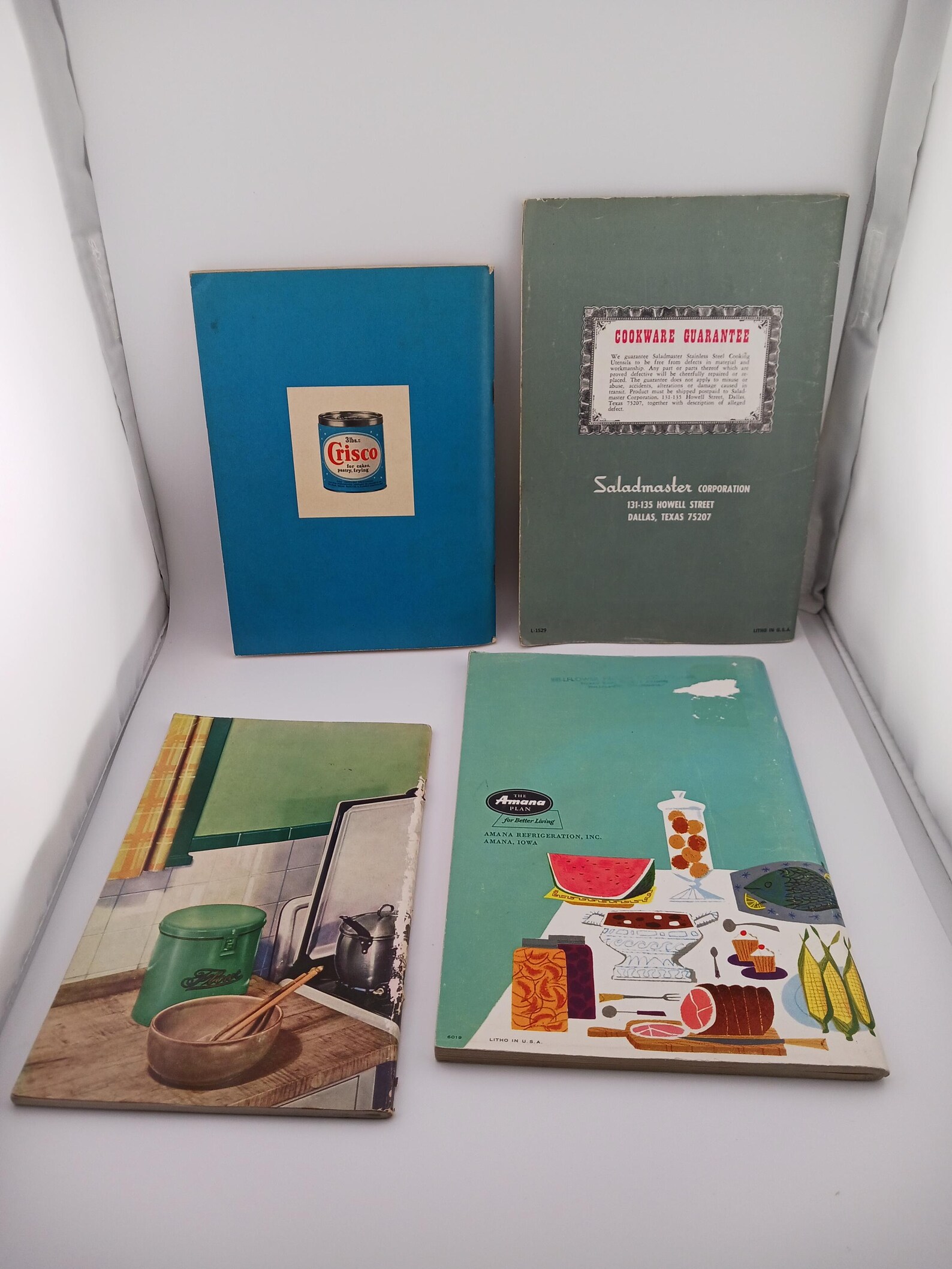 Six Vintage Cooking Booklets From the 1930's 1970's Salad Master, Amana ...