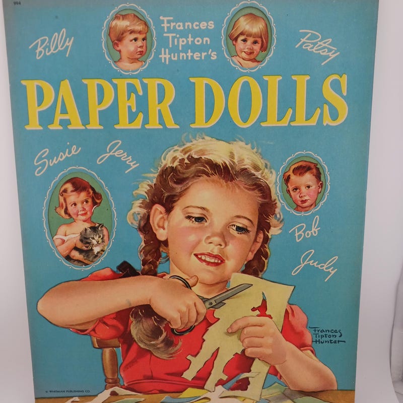 Whitman Paper Dolls - Etsy