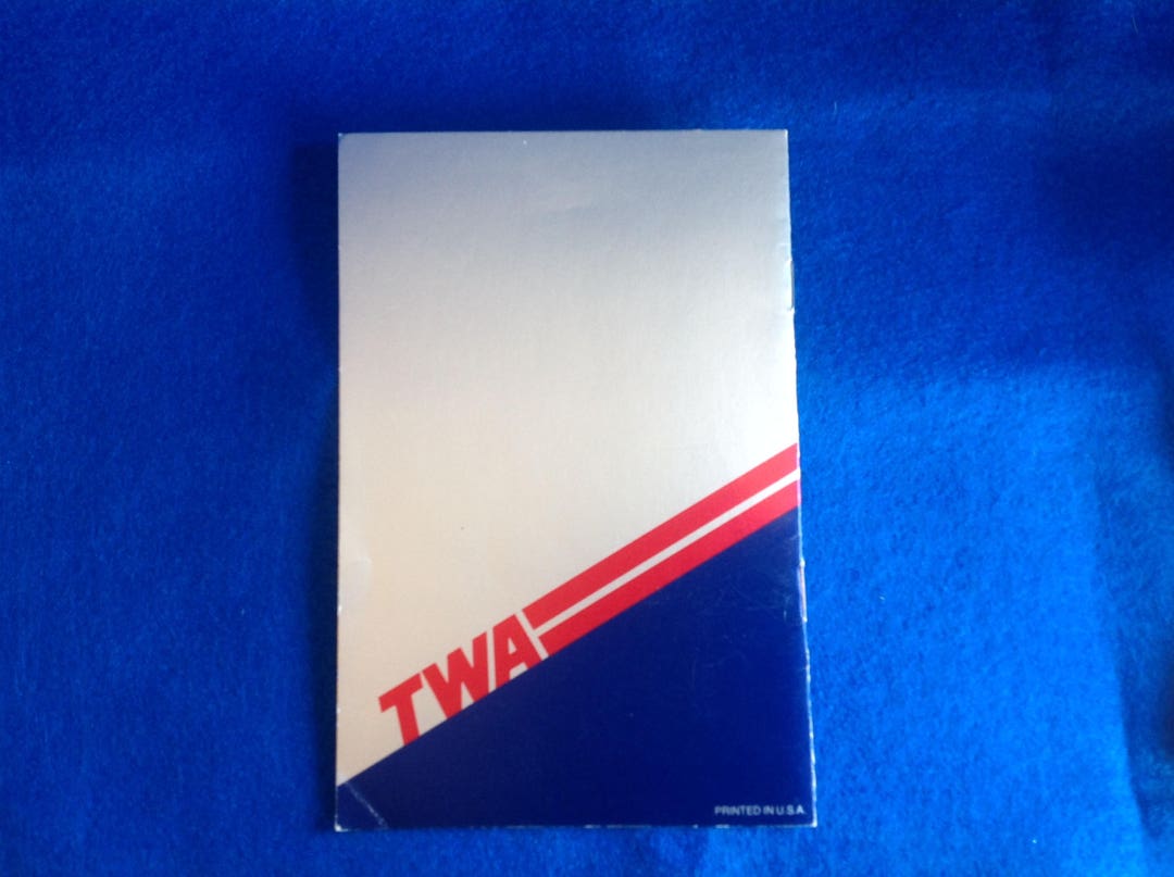 Vintage TWA International in Flight Food and Drink Menu With Duty Free ...