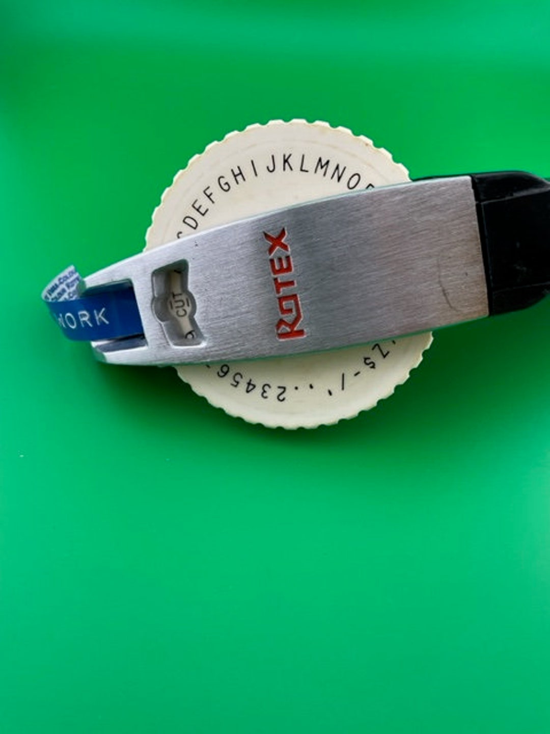 Vintage Rotex Label Maker Still Works Comes With 3 Black - Etsy