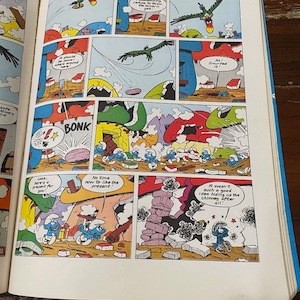 Vintage the Smurfs and the Howlibird Soft Cover Book by Peyo ...