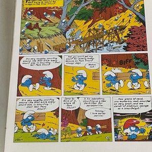 Vintage the Smurfs and the Howlibird Soft Cover Book by Peyo ...