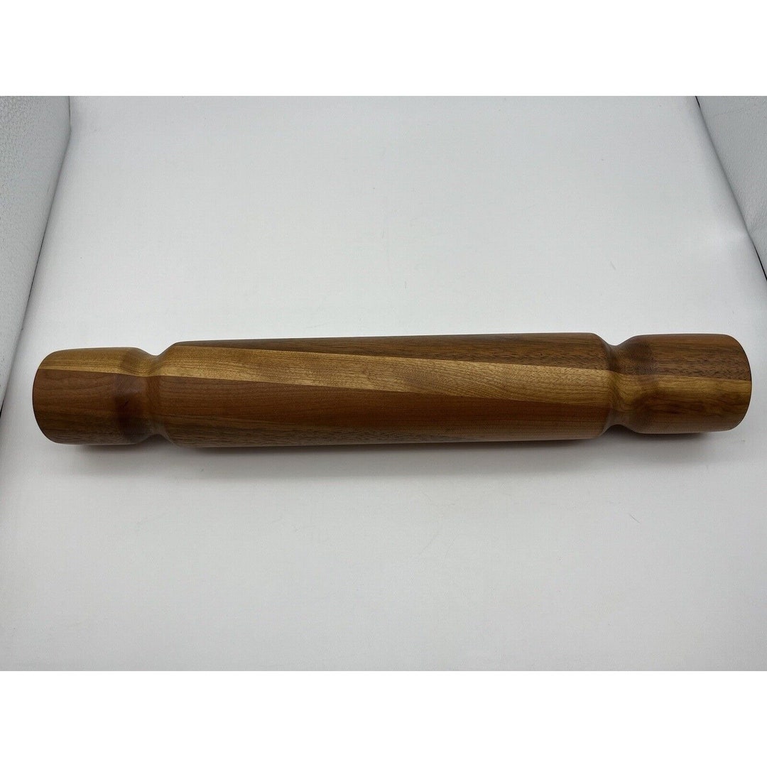 Handmade Inlay 15” Rolling Pin Rustic Farmhouse Kitchen All in One Made ...