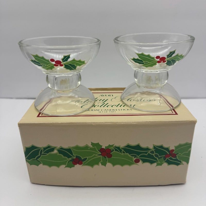 Lenox Holiday Candleholders - Etsy