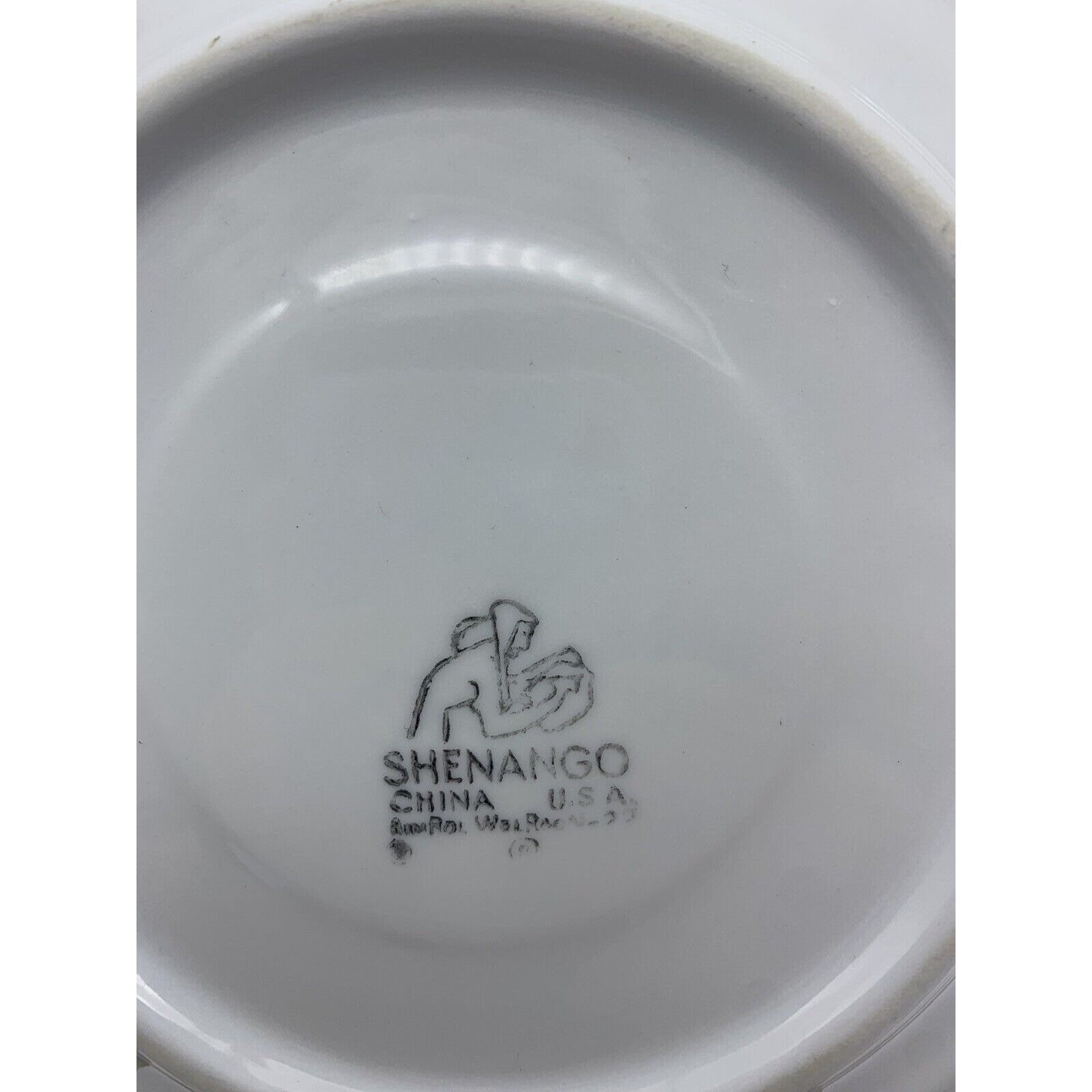 Vintage Shenango Buffalo China Set 4-6 1/4” Suacer Bread Dessert ...