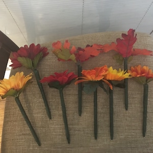 Handcrafted Fall Flower Pen: Autumn Colors, Home & Office - Etsy