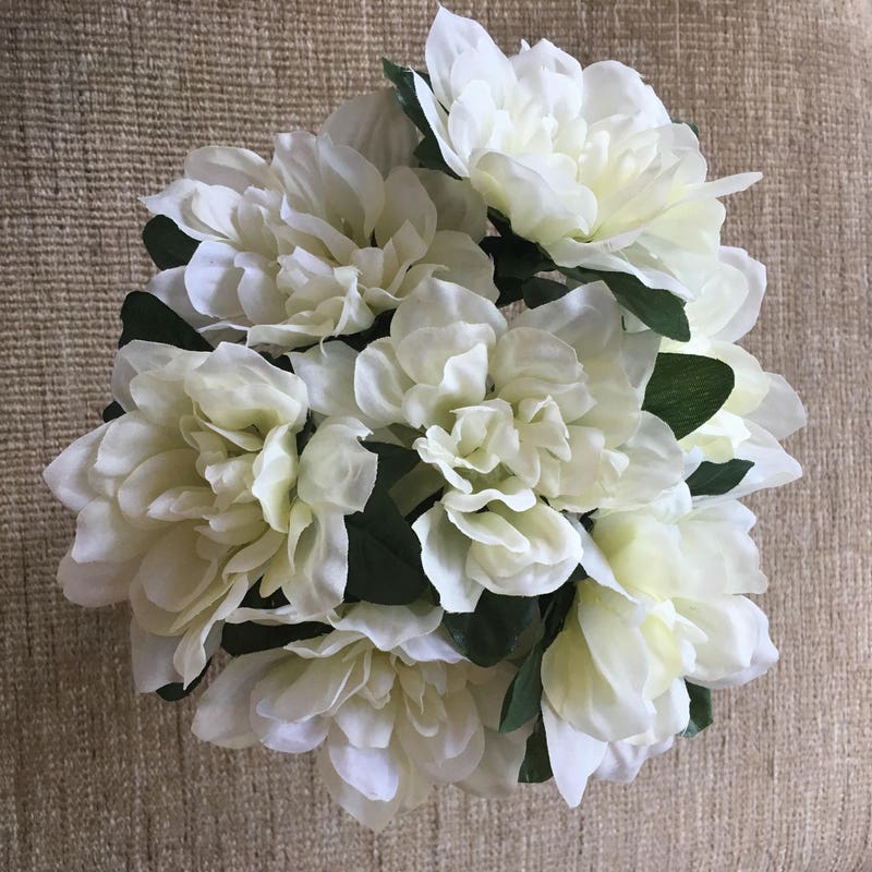 Ivory Dahlia - Etsy